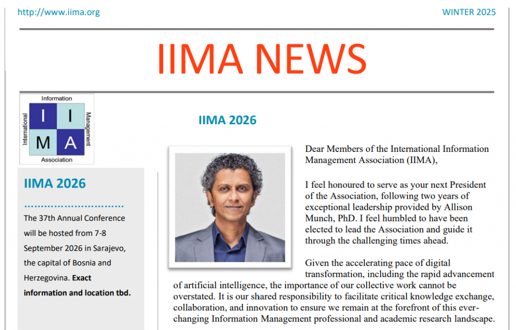 IIMA – International Information Management Association